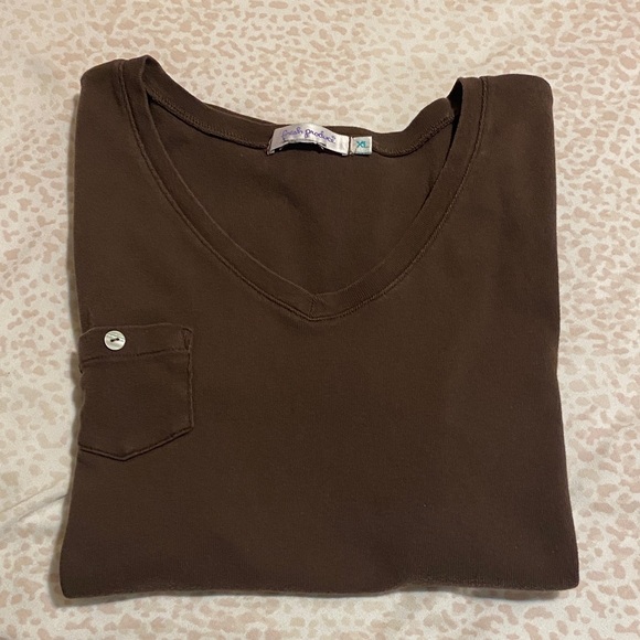 fresh produce | Tops | Fresh Produce Chocolate Short Sleeve Tee | Poshmark